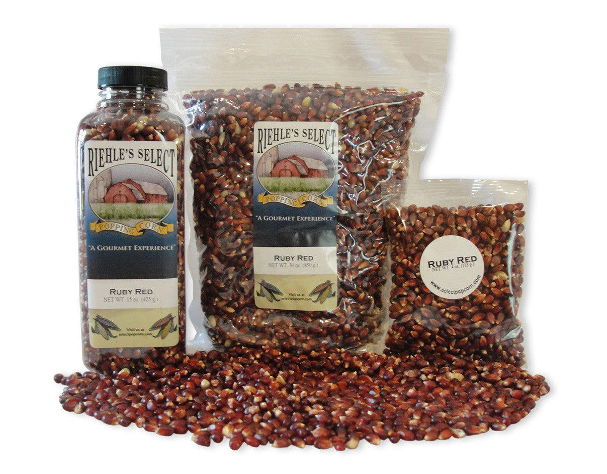 Ruby Red Popcorn | Riehle's Select Popcorn